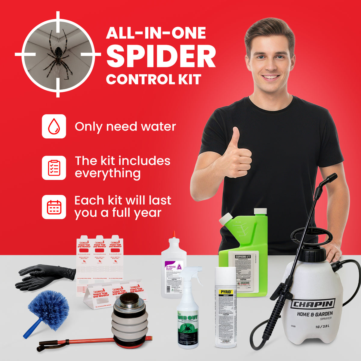 All-In-One Spider Control Kit – Pest Control Superstore