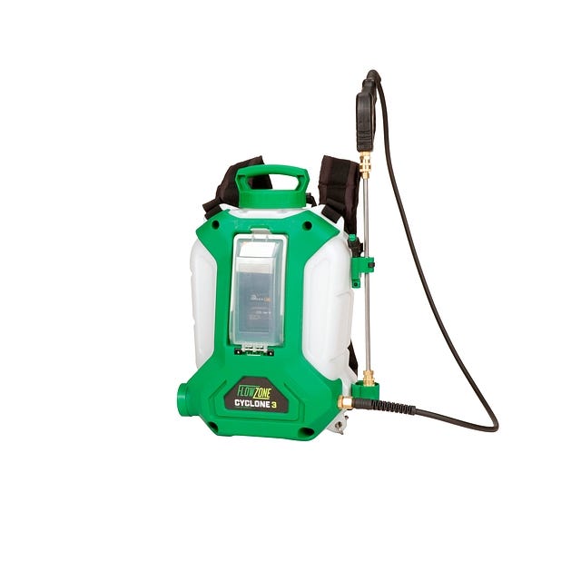 FlowZone Cyclone 3 Battery Powered Backpack Sprayer (4-gal) (FZVAAJ-3 ...