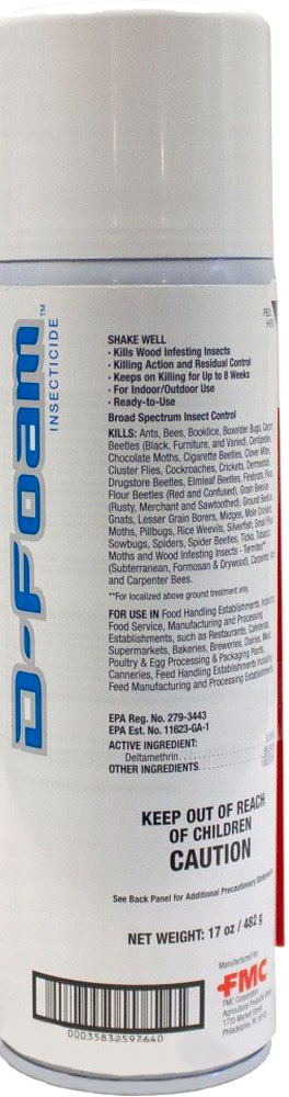 D-Foam Insecticide Aerosol – Pest Control Superstore