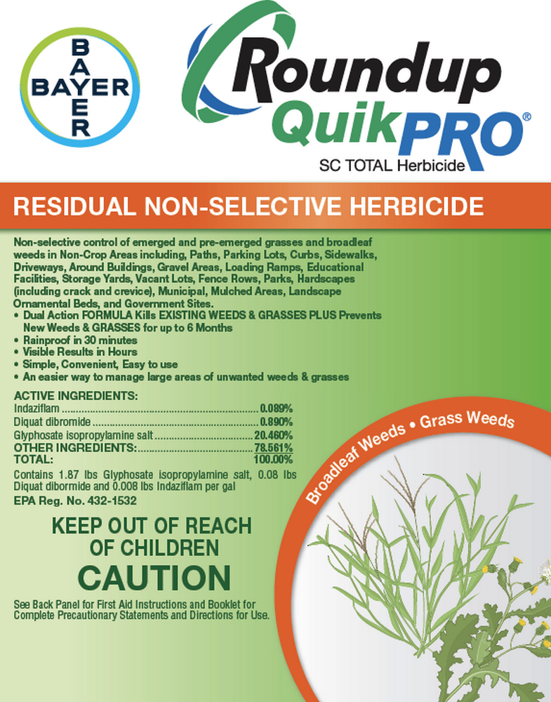 Roundup Quikpro SC Total Herbicide – Pest Control Superstore