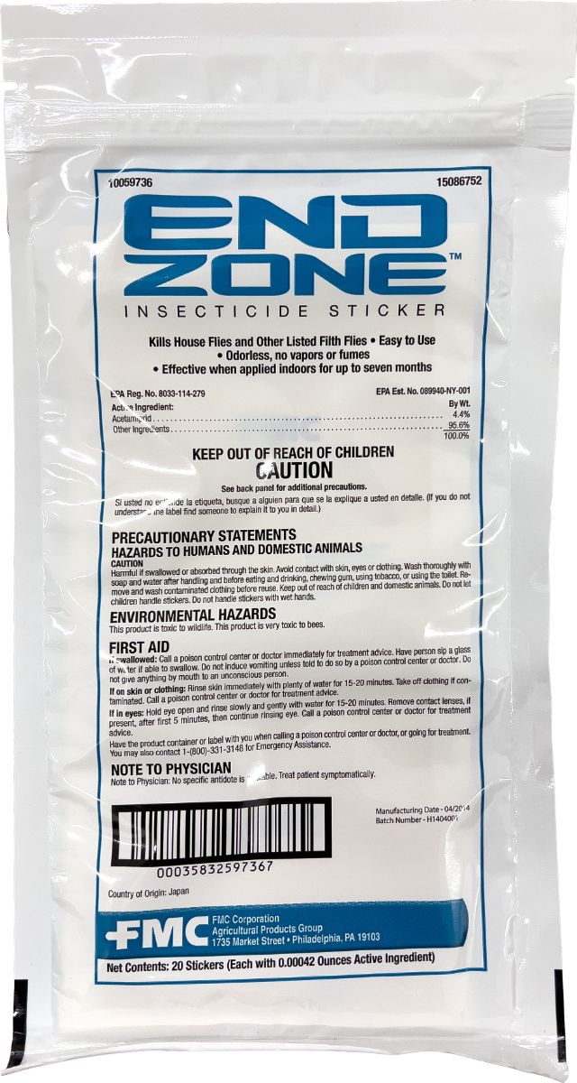 EndZone Insecticide Sticker Pack – Pest Control Superstore