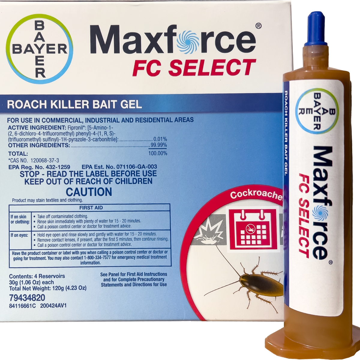 Maxforce FC Select Roach Bait Gel – Pest Control Superstore